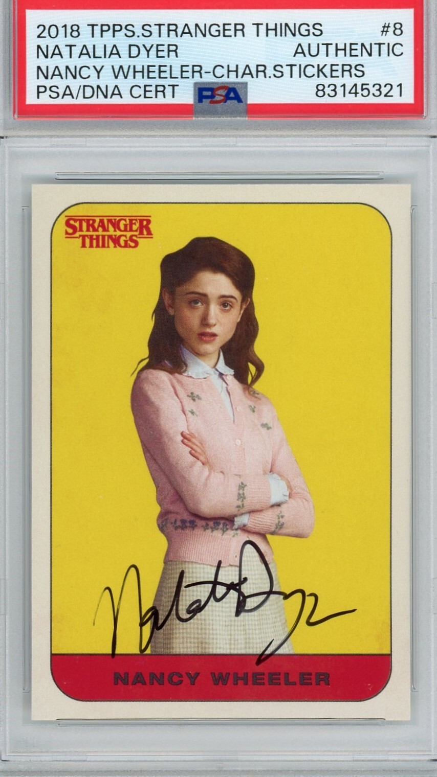 Natalia Dyer Nancy Wheeler 2018 Stranger Things Character #8 RC ...