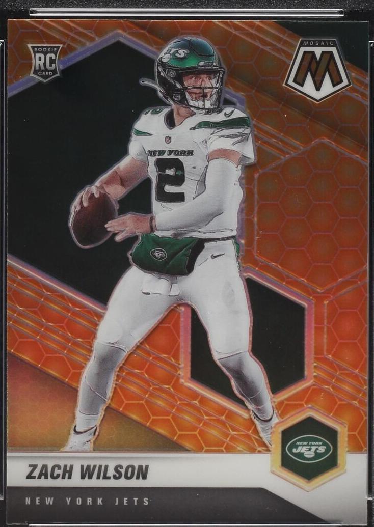2021 Panini Mosaic - Rookies Zach Wilson #302 Honeycomb Prizm (RC) for ...