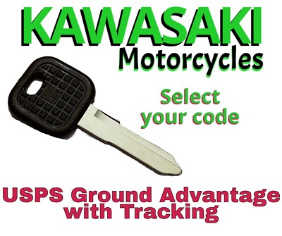 Kawasaki Motorcycle Keys Replacement Key Cut to Code B114141-B123224 | eBay