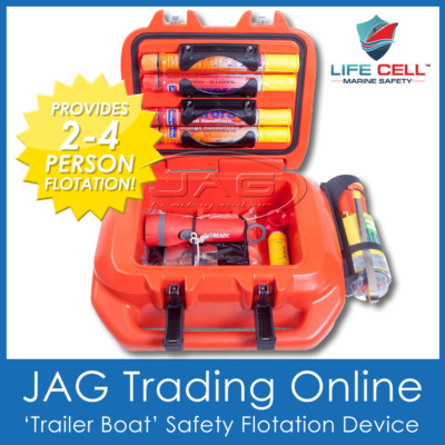 LIFE CELL 'TRAILER BOAT' FLOTATION DEVICE MARINE SAFETY Assists 2-4 ...