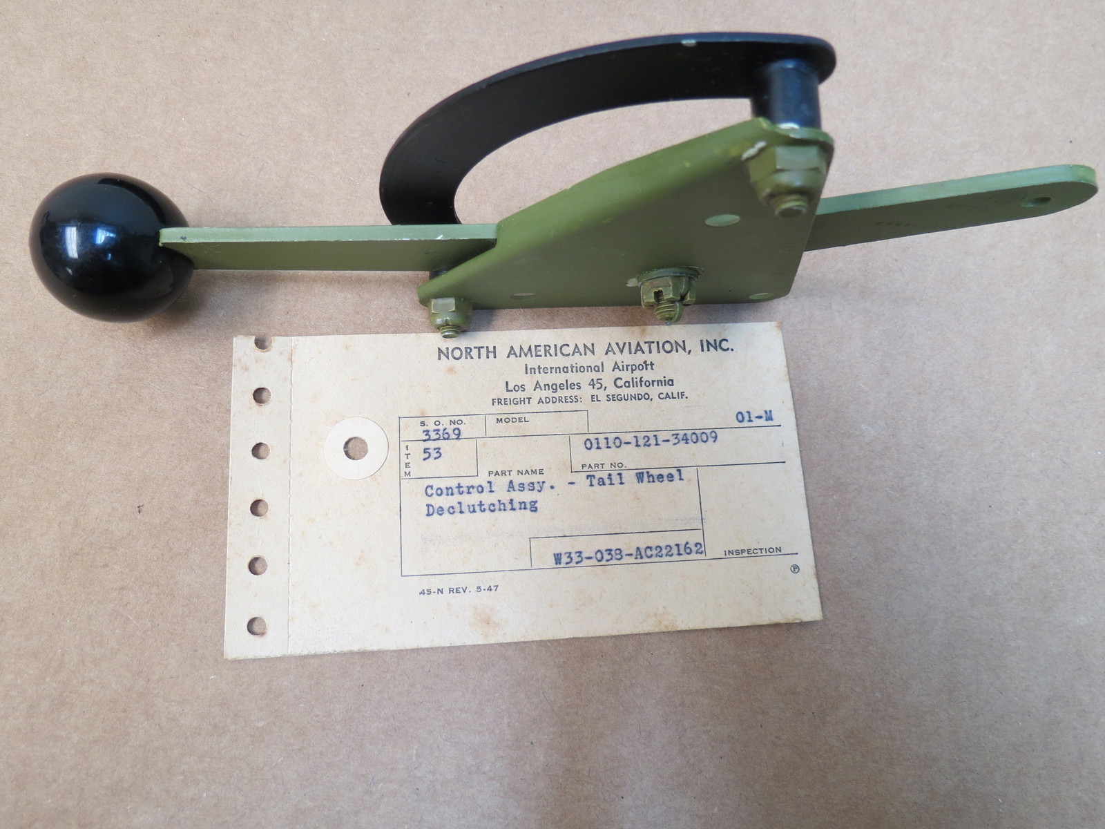 Open/Closed Control Quadrant Original WW2 Aircraft Warbird Hotrod ...