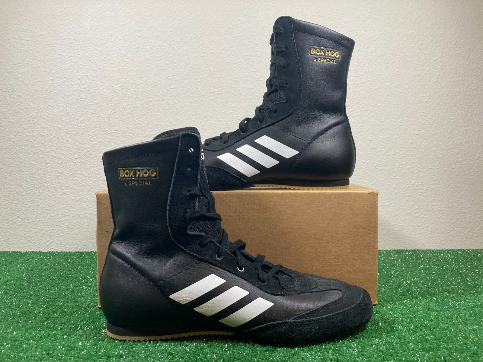 Sz 7 Men/8 Women - Adidas Box Hog X Special Boxing Shoes Black NEW RARE ...