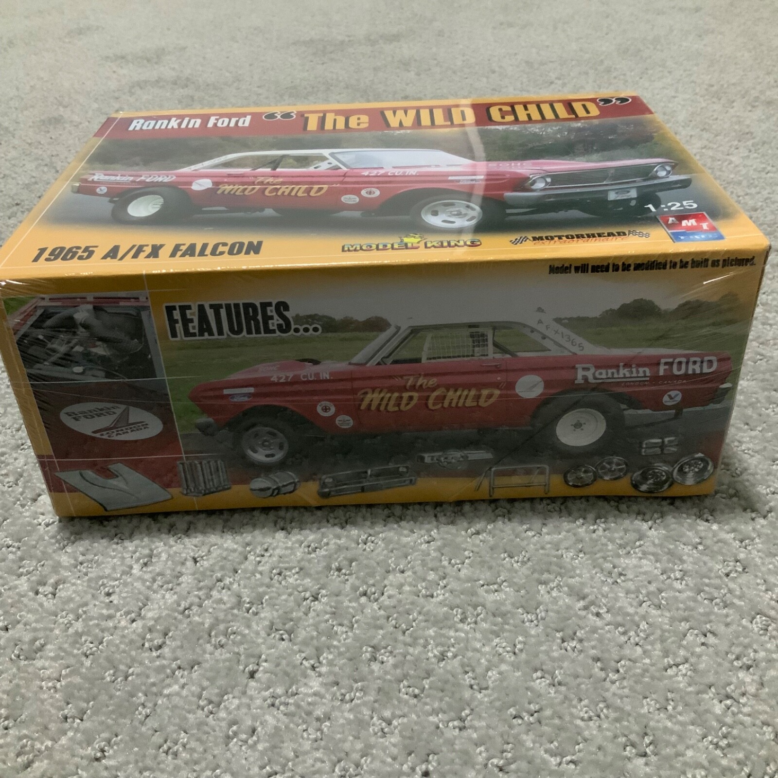 AMT Model King 1965 A/FX Falcon The Wild Child 1:25 Model Kit NEW ...