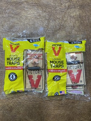 Mouse Traps - Victor - Model 150 (2-4packs) Reliable Metal Bait Petal ...