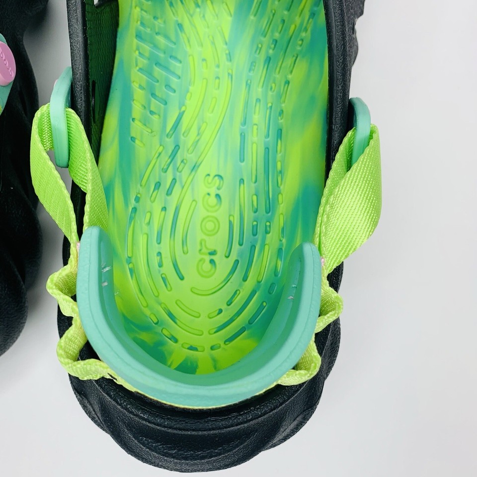 Crocs Echo Clog Shoes Spring Break Edition Black/Multicolored M11/W13 ...