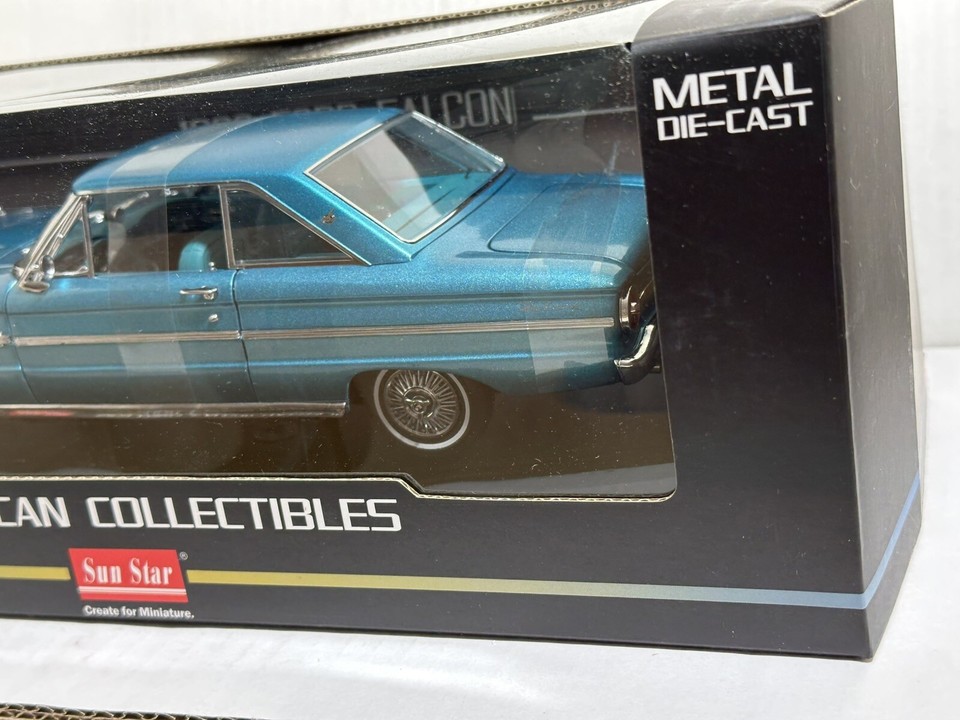 SUNSTAR 1963 FORD FALCON HARD TOP MING GREEN 1:18 DIECAST MODEL #38 | eBay