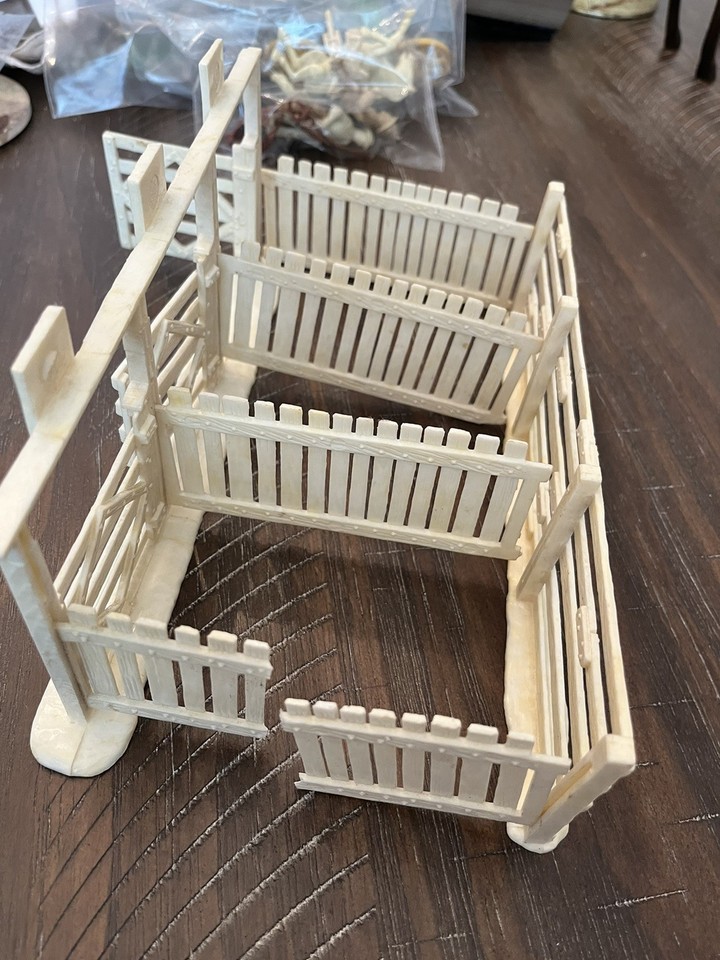 Vintage Marx Roy Rogers Rodeo Ranch Play Set & Original Box Accessories ...