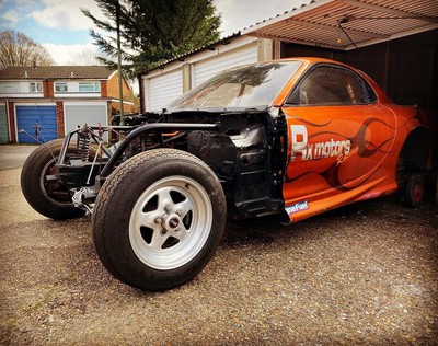 MAZDA RX7 FD3S 13B/20B/2JZ/LSV8 Project Drag Race Car Rolling Shell ...