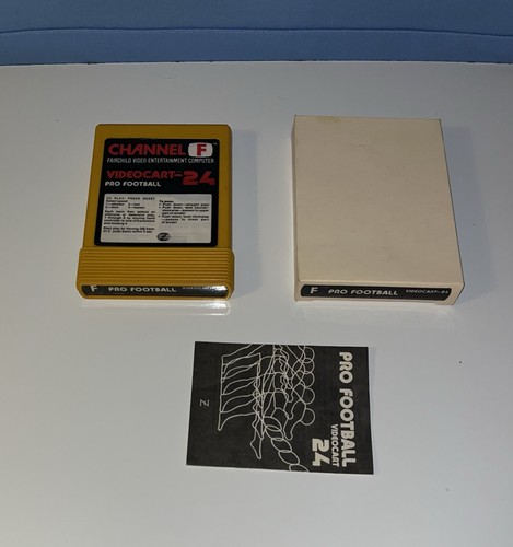 Fairchild Channel F VideoCart #24 Pro Football VES Tested Working ...