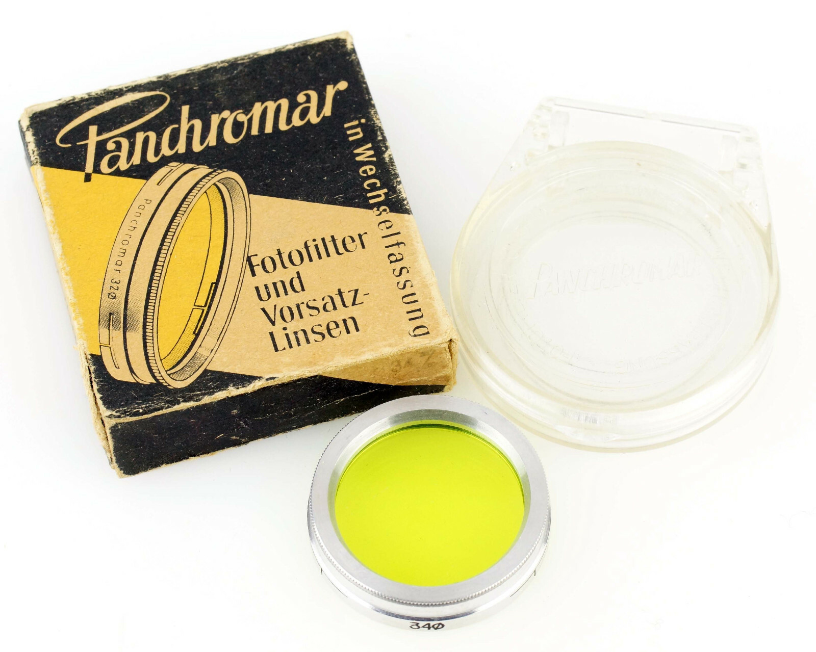 PANCHROMAR Grünfilter FILTER GRÜN 34mm A34 Steckfassung push on (O4352 ...