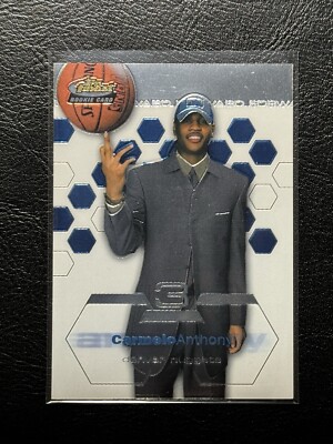 2002 Topps Finest Draft Carmelo Anthony 180 Rookie RC | eBay