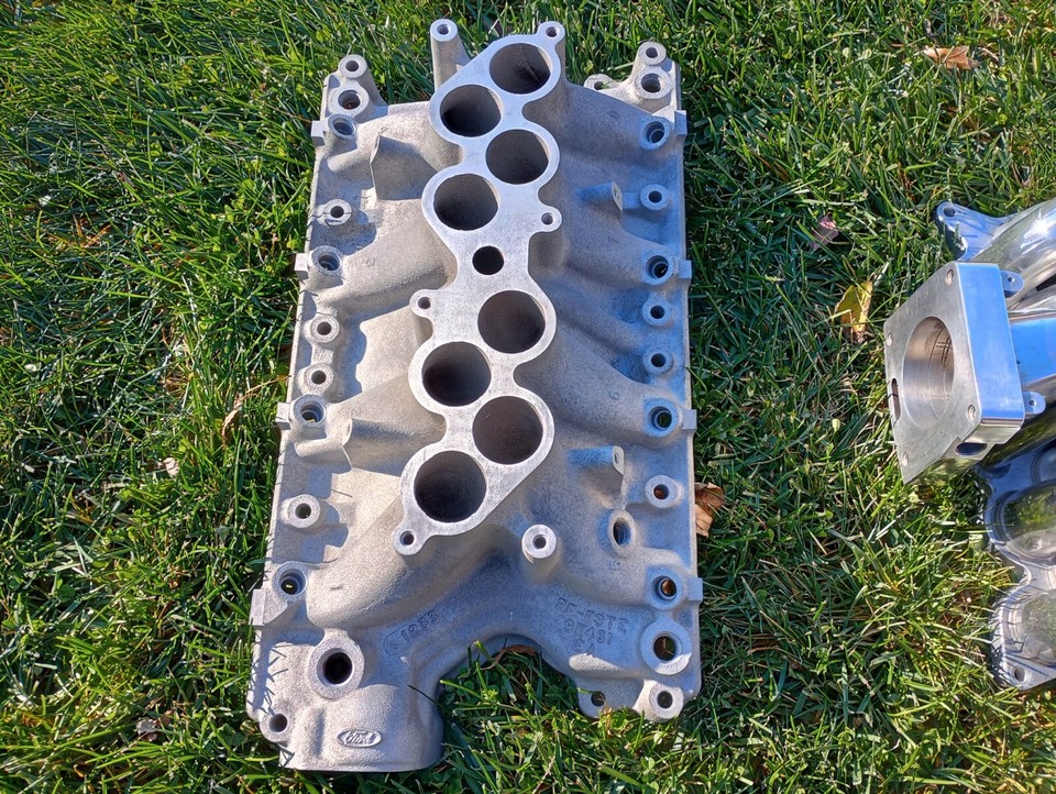 1993-1995 Ford Lightning 5.8L Tubular GT40 Cobra Intake Manifold 351W ...