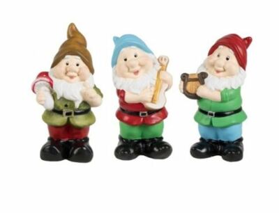 Gartenzwerg Gartenfigur 25 cm Zwerge Garten Gartenwichtel Zwerg 3 ...