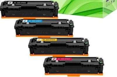 4 Toner combo 202x for HP Color LaserJet Pro M254dw M254dn M254nw ...