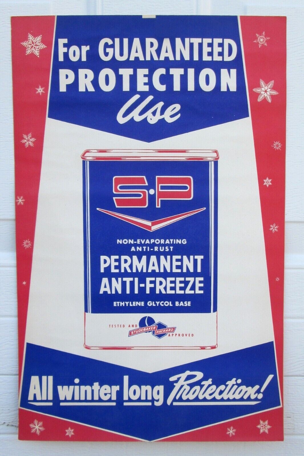 STUDEBAKER PACKARD ANTI-FREEZE POSTER 18 X 24 | eBay
