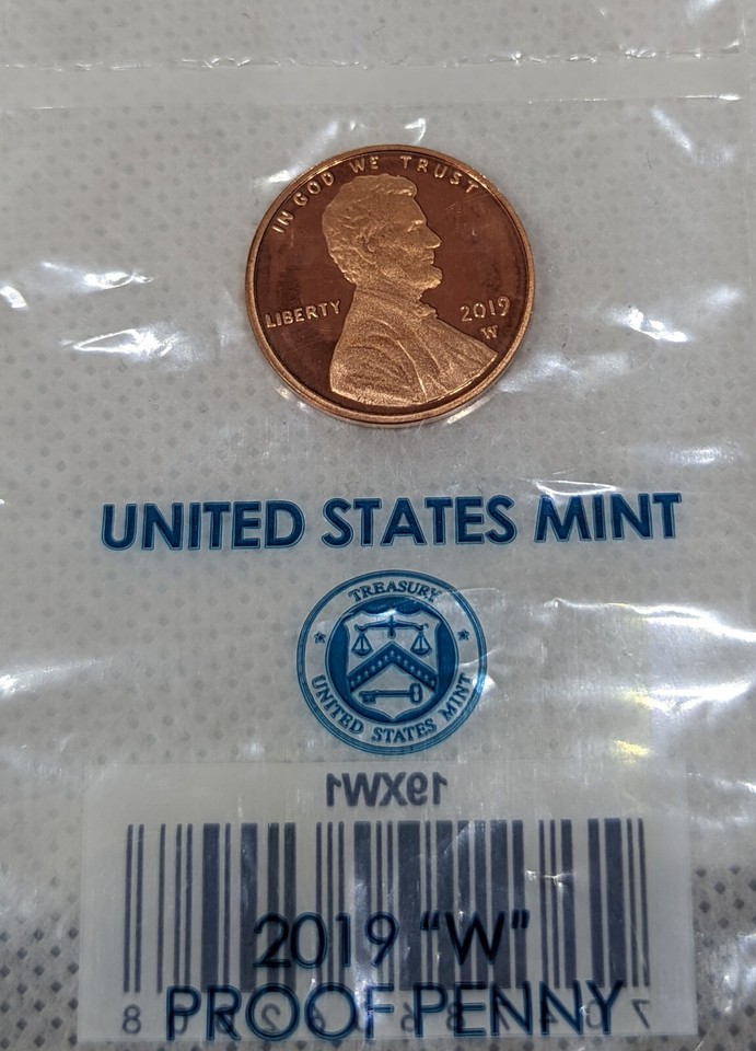 2019 W Proof Lincoln Shield Cent -West Point Mint- w/ Original Mint ...