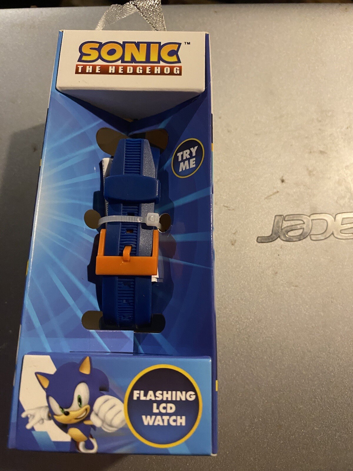 Sonic The Hedgehog Digital Flashing LCD Screen Kids Blue 6 Wrist Watch ...