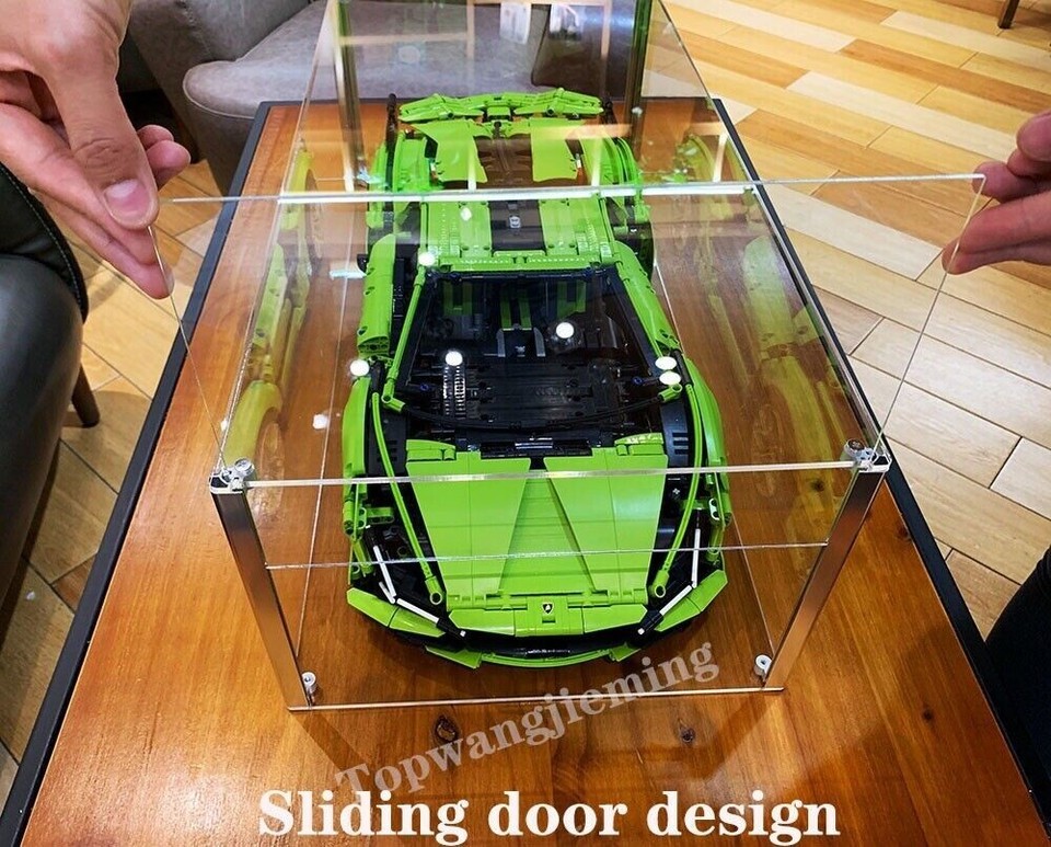 Metal Acrylic Display case For LEGO 42115 42083 42056 42096 42143 42125 ...