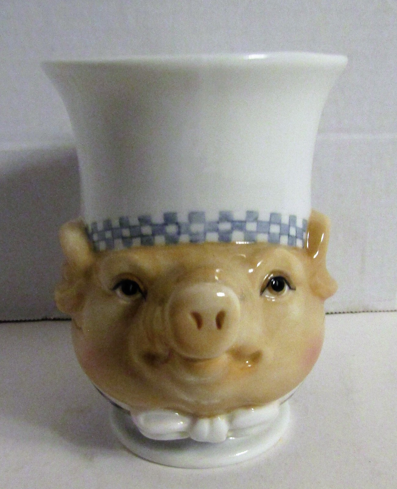 Jam Bon Chef Pig Pedestal 16 oz Coffee Mug Dept Department 56 NEW | eBay
