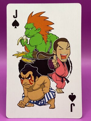 Blanka Dan Street Fighter Arcade Edition Playing Cards CAPCOM Video ...