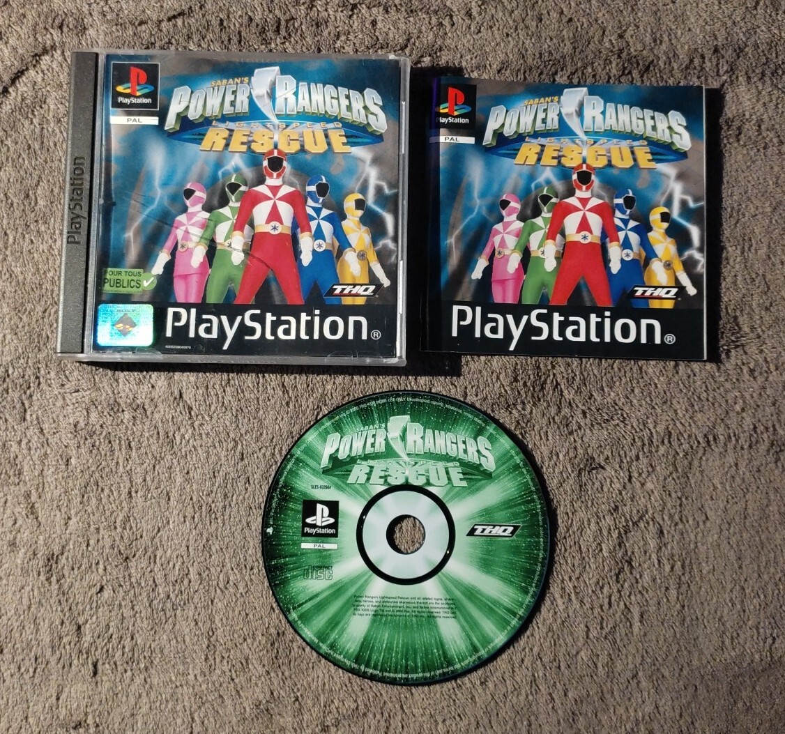 Power Rangers Lightspeed Rescue Playstation - Prix - Photo - Présentation