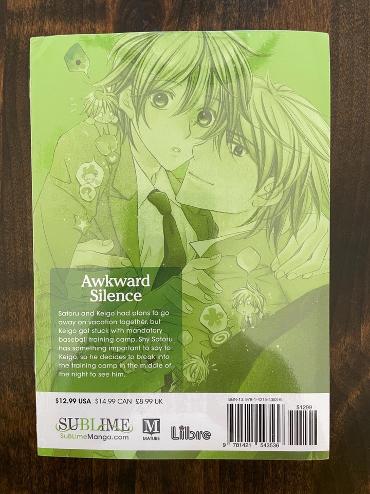 *New* Awkward Silence Vol 2 Hinako Takanaga_English Yaoi Manha (Lot # ...