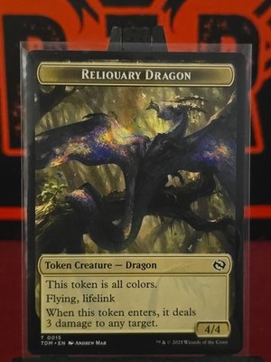 Reliquary Dragon (015) Dragon (011) Token Tarkir: Dragonstorm TDM MTG ...