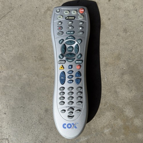 Genuine COX Cable Box TV DVR Remote Control RC1675604/35 URC 7820B01 ...