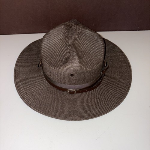 Stratton Self-Forming Straw Trooper Campaign Hat Size 7 Vintage | eBay