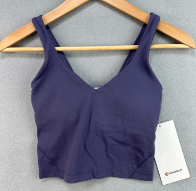 Lululemon Align Tank 0 Top Light Support A/B Cup Nightfall Purple ...