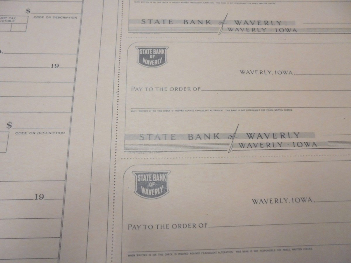 Sample Commercial Check