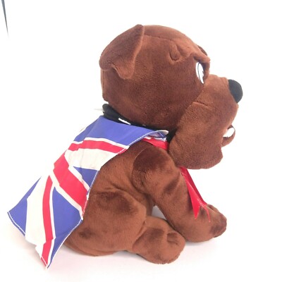 Hamleys Bulldog Plush Toy British Flag England 11" Anniversary | eBay