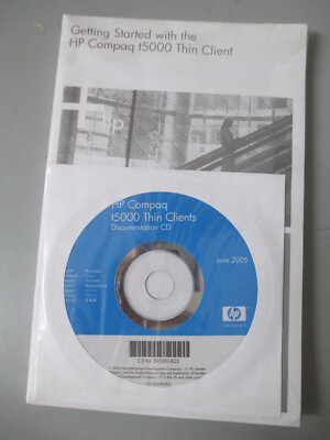 2005 HP Compaq t5000 Thin Client Documentation CD & Media | eBay