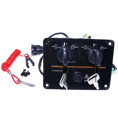Replacement for OEM Yamaha Dual Outboard Engine Key Switch Panel 6k1 ...
