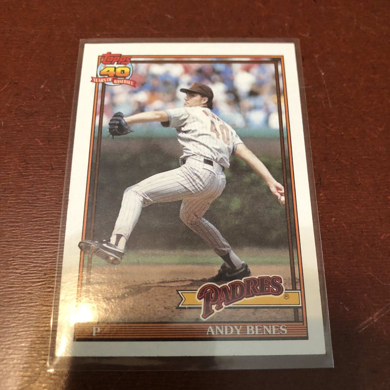 1991 topps 40 years of baseball Andy Benes #307 Padres | eBay