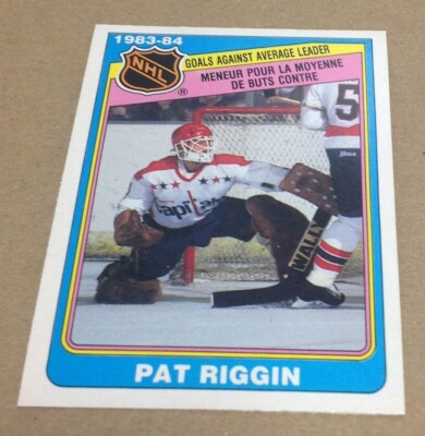 PAT RIGGIN 1984-85 O-PEE-CHEE Hockey Card #386 NM-MT Condition | eBay