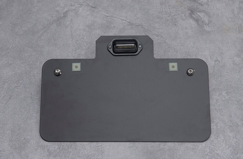 HUMVEE Hummer H1 License Plate Bracket Rear + Light & Hardware Kit