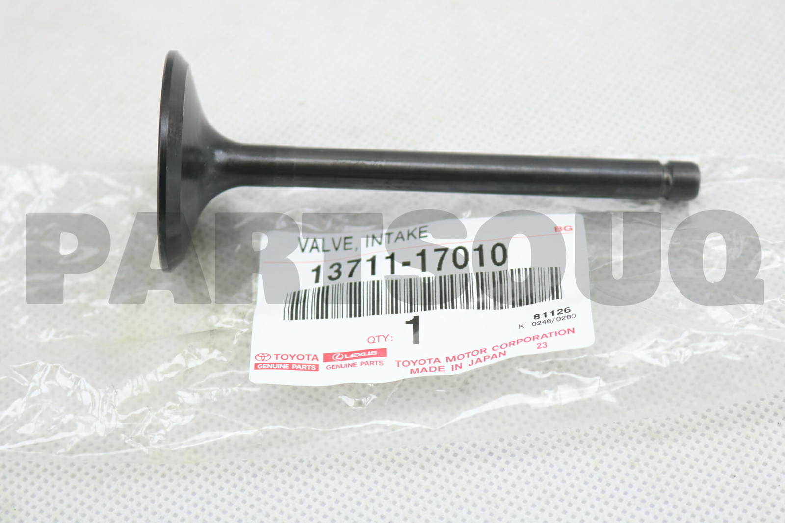 1371117010 Genuine Toyota VALVE, INTAKE 13711-17010 | eBay