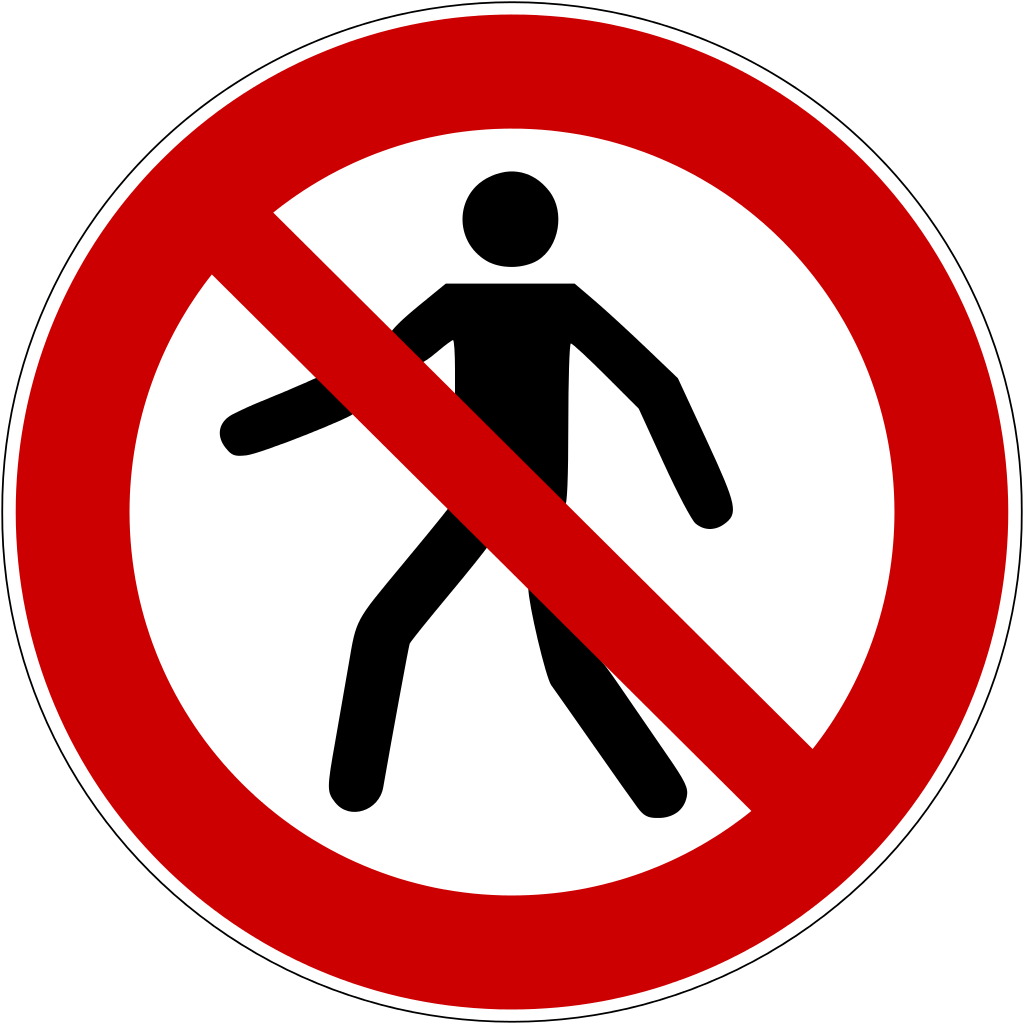 Aufkleber Verbotszeichen Schild Verbot Zeichen DIN 4844-2 ISO 7010 | eBay