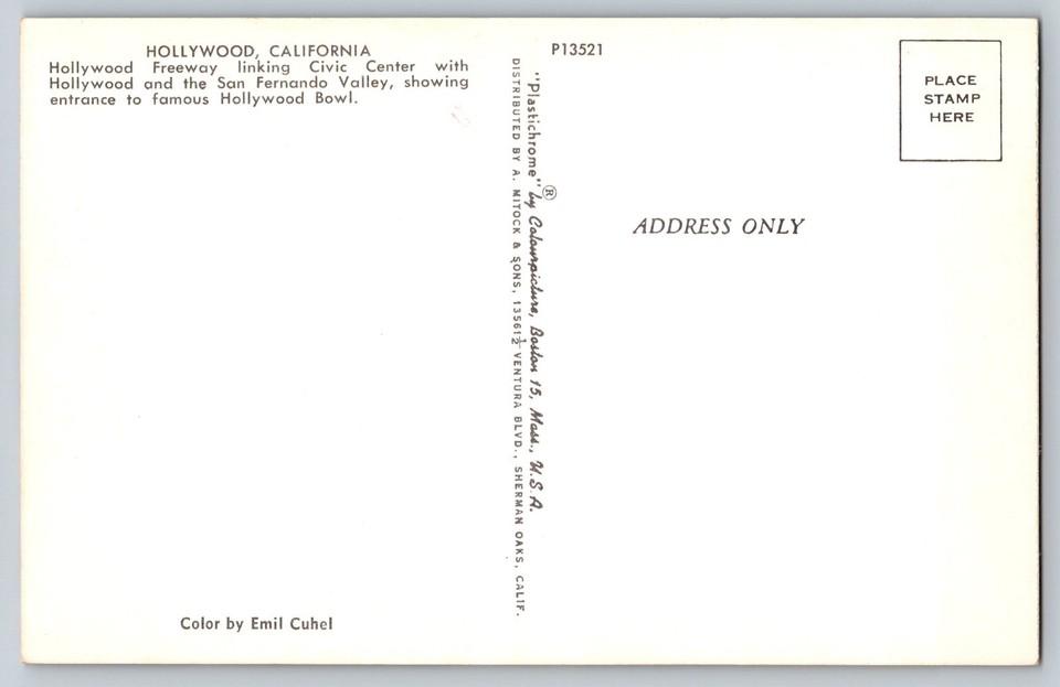 Postcard Hollywood California - GTA V Location | eBay