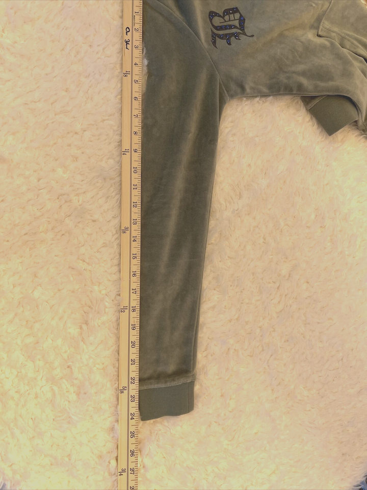 Y2K BCBG MaxAzria Velour Tracksuit Hoodie FESTIVAL RARE BLING ...