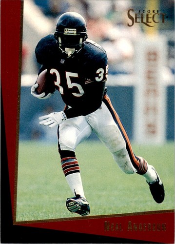 1993 SCORE SELECT NEAL ANDERSON CHICAGO BEARS #18 | eBay
