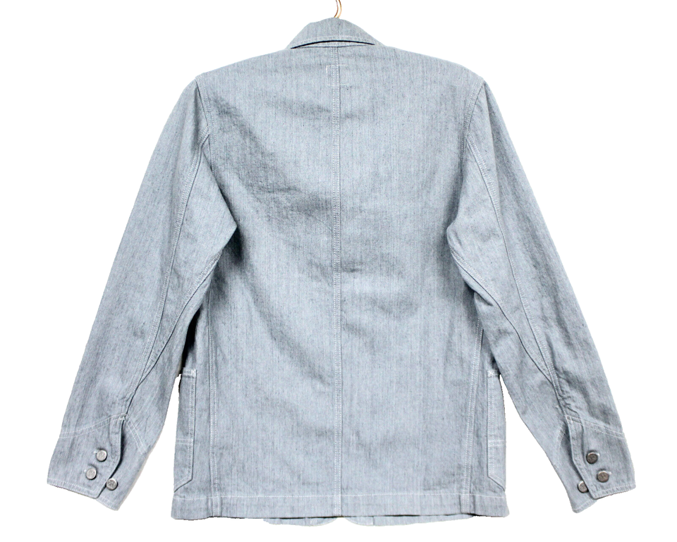 LEE Box Pocket Loco Jacket Size Mens Small Light Grayish Blue Denim ...