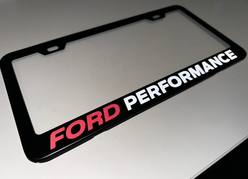 Ford Performance License Plate Frame | Reflective | Street Racing ...