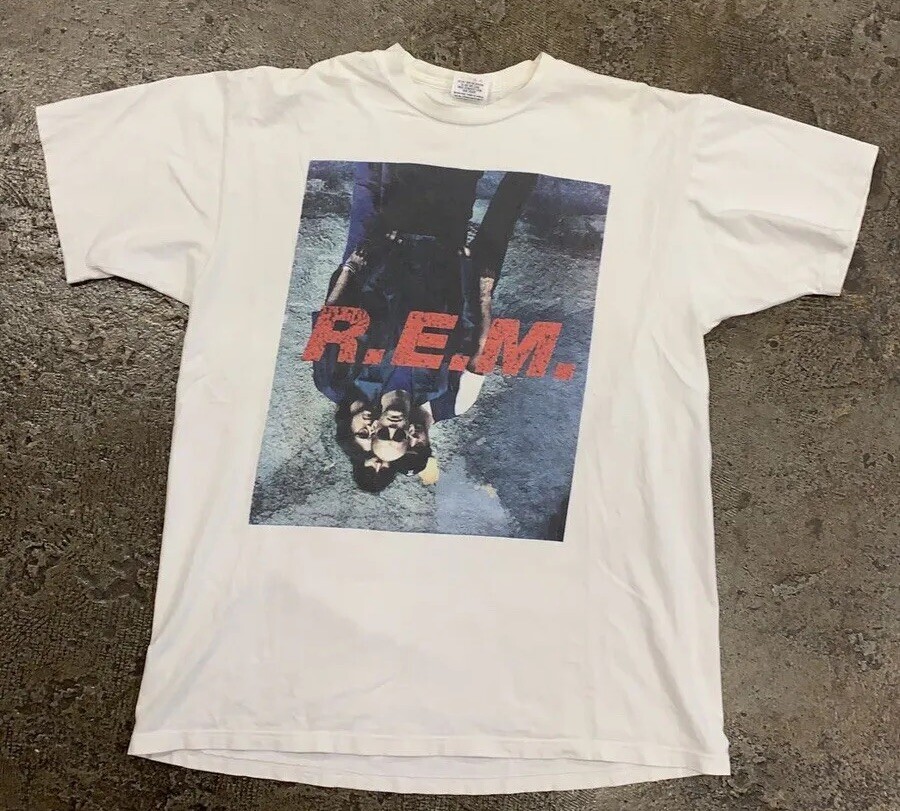 Vintage REM band Shirt Music Rock Grunge 90s 1995 Tour Album X-Large ...