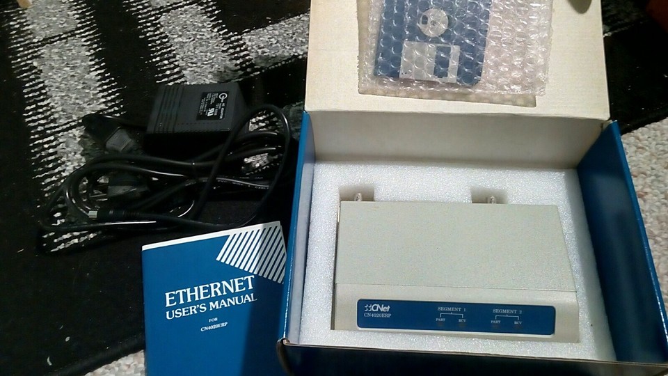 CN4020ERP CNET Ethernet Repeater COMPLETE PACKAGE | eBay