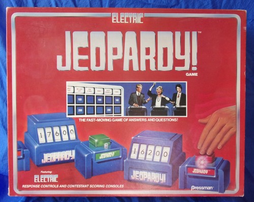 Electric JEOPARDY Game w/ Electric Response Controls & Scoring Consoles ...