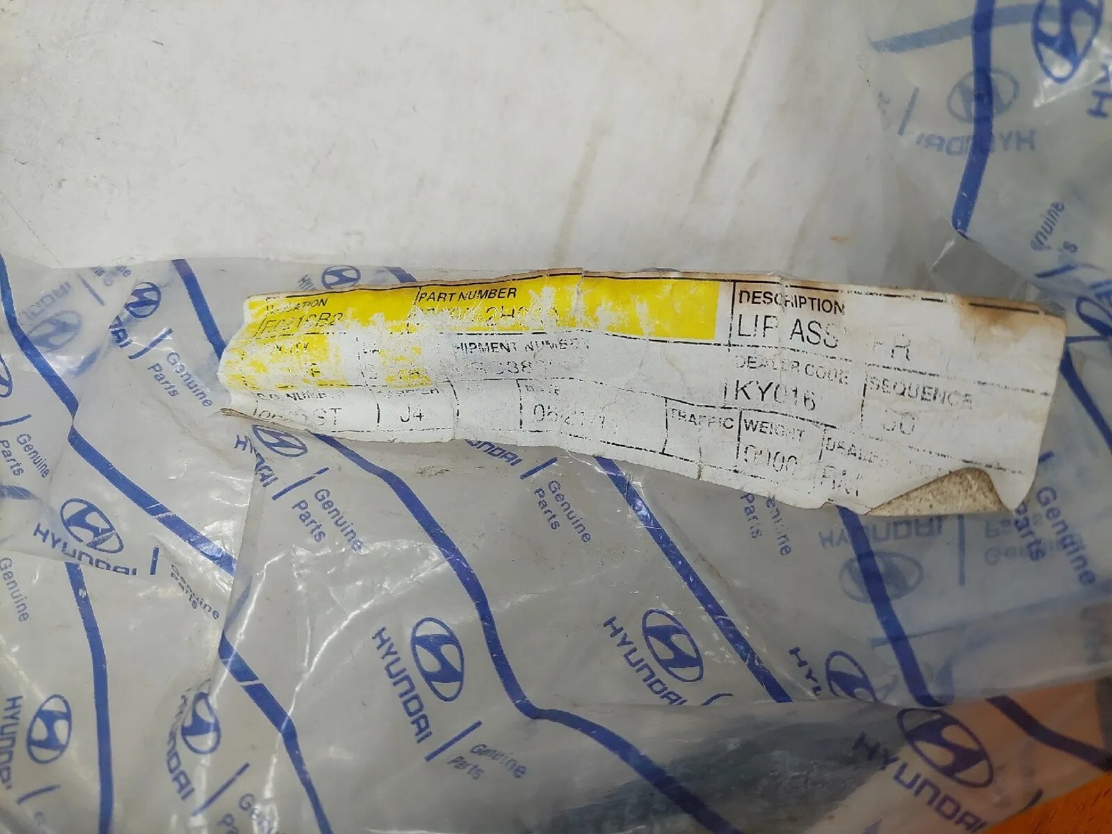 Hyundai OEM 07-10 Elantra-spoiler Kit 865902H000 for sale online | eBay