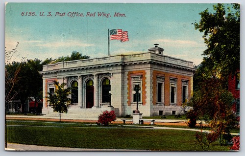 Red Wing Minnesota~US Post Office~c1910 Postcard | eBay