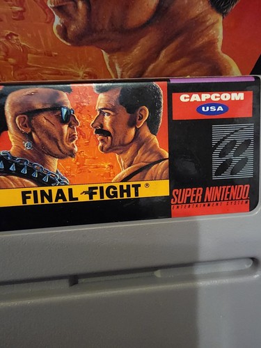 Final Fight SNES (Nintendo 1991) Authentic Box No Manual Cart With ...